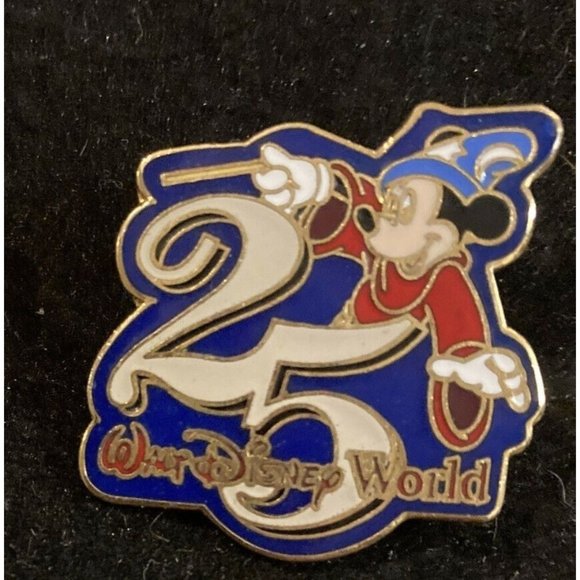 Disney | Accessories | Disneys 25th Anniversary Sorcerer Mickey Mouse ...